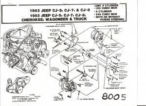 Jeep CJ Series 258 6-Cylinder Engine Bracket | Jeep Air - Jeep Air
